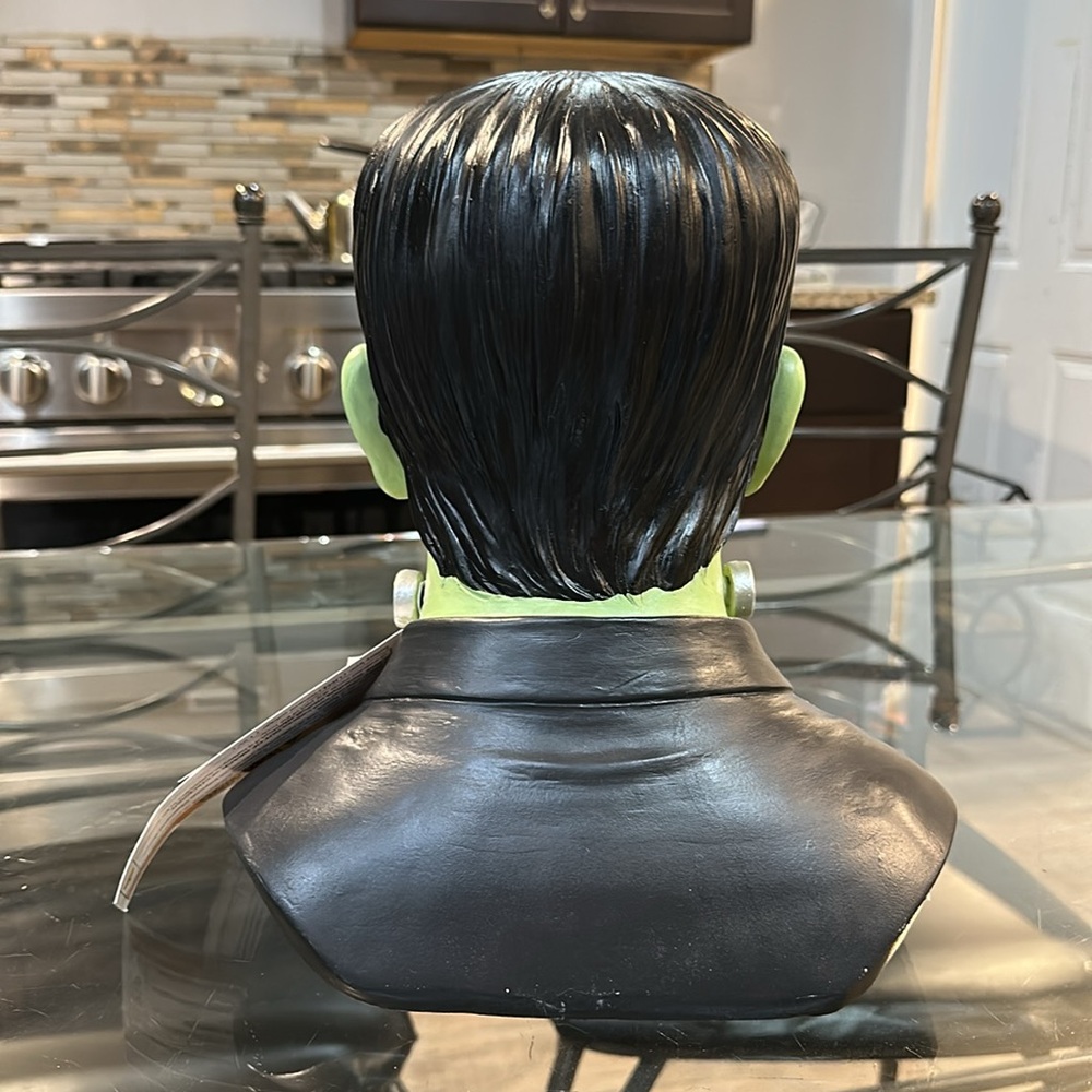 Martha Stewart | Holiday | Led Lighted Frankenstein Blowing Bubble Bust ...